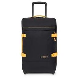 Weichgep&auml;ck-Trolley Eastpak "TRANVERZ S Kontrast Mango", Gr. B/H/T: 32,5cm x 51cm x 23cm 42 l, schwarz, Polyester, unifarben mit Farbeinsatz, Koffer