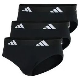 Slip Adidas ORIGINALS "Slip 3er Pack", Herren, Gr. XL, schwarz, Obermaterial: 95% Baumwolle CO. 5% Elasthan EL., Unterhosen Slip