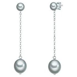 Paar Ohrh&auml;nger Valero Pearls "Set: VP866", silber, Ohrringe, Damen, 51,1, Silber 925 (Sterlingsilber), aus Sterling Silber