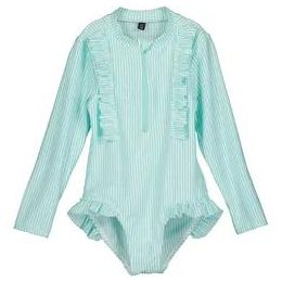 Badeanzug Blue Seven "Blue Seven Badeanzug", M&auml;dchen, Gr. 104/110, 6220, aqua, Elasthan, Polyamid, Polyester, Badeanz&uuml;ge Badeanzug