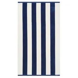 Strandtuch Gant "Strandtuch STRIPE BEACH TOWEL 1er Pack", blau (dunkelblau), B:100cm, Obermaterial: 100% Baumwolle CO., Handt&uuml;cher