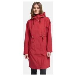 Outdoorjacke Marikoo "Zilandaa", Damen, Gr. XL, velvet rot, Obermaterial: 100% Polyester; Futter: 100% Polyester; Wattierung: 100% Polyester; &Auml;rmelfutter: 100% Polyester, Jacken Outdoorjacke, Moderner Outdoorparka mit Kapuze und Kordelzug