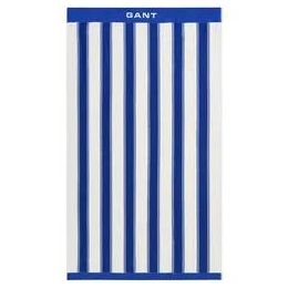 Strandtuch Gant "Strandtuch YACHT STRIPE BEACH TOWEL 1er Pack", blau (royalblau), B:100cm, Obermaterial: 100% Baumwolle CO., Handt&uuml;cher