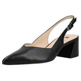 H&ouml;gl Slingpumps H&Ouml;GL "H&ouml;gl Pumps Leder", Damen, Gr. 40, schwarz, Leder, Schuhe Slingpumps