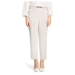 Stoffhose Betty Barclay "Damen unifarben", Damen, Gr. 40, Normalgr&ouml;&szlig;en, grau beige, Obermaterial: 96% Polyester, 4% Elasthan, 7/8-L&auml;nge, Hosen Stoffhose