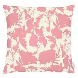 Kissenbez&uuml;ge Apelt "7002", rose, B:49cm H:0,5cm L:49cm, Mischgewebe, Obermaterial: 75% Baumwolle, 25% Polyester, Kissenbez&uuml;ge, Rei&szlig;verschluss