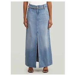 G-Star Raw Jeanskleid G-STAR "Baggy Maxi Rock", Damen, Gr. 27, Normalgr&ouml;&szlig;en, vintage platinum blau, Obermaterial: 100% Baumwolle, Kleider