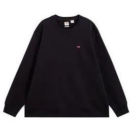 Levi's Sweatshirt LEVI'S "Sweatshirt The Original Housemark Crew 1er Pack", Herren, Gr. XXL, schwarz, Obermaterial: 100% Baumwolle CO., Sweatshirts Sweatshirt