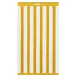 Strandtuch Gant "Strandtuch YACHT STRIPE BEACH TOWEL 1er Pack", gelb, B:100cm, Obermaterial: 100% Baumwolle CO., Handt&uuml;cher