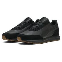 Sneaker Puma "R78 Lightwind Sneakers Erwachsene", Herren, Gr. 38, schwarz gum beige, Obermaterial: Textil, Rekonstituiertes Leder, Synthetik, Leder. Futter: Textil. Innensohle: Keine Angabe. Laufsohle: Gummi, Synthetik, Schuhe Sneaker