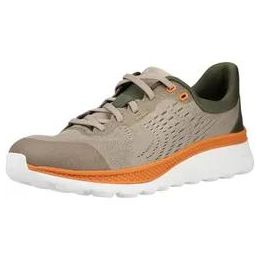 Sneaker Geox "Geox Sneaker Textil", Herren, Gr. 43, sand, Textil, Schuhe Sneaker