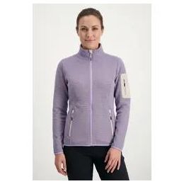 Fleecejacke Icepeak "BOWERSVILLE", Herren, Gr. XXL, lila, Fleece, Obermaterial: 100% Polyester, kontrastfarbene Details, unifarben, Basic normal, elastischer Bund, Jacken Fleecejacke, sportlicher Stil, leichtes Thermal-Material, schnell trocknend