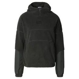 Kapuzenpullover Karl Kani "Karl Kani Karl Kani Sport Patch Teddy Hoodie", Herren, Gr. XS, schwarz, 100% Polyester, mehrfarbig, loose fit, ohne Ausschnitt, Pullover Kapuzenpullover