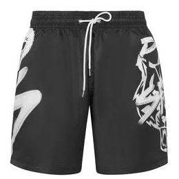 Shorts Plein Sport "Jogging-Shorts", Damen, Gr. XL, US-Gr&ouml;&szlig;en, 02, schwarz, Obermaterial: 100% Polyester, Hosen Shorts