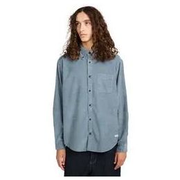 Langarmhemd Element "Button Down Regular Corduroy", Herren, Gr. S, US-Gr&ouml;&szlig;en, blau mirage, Obermaterial: 100% Walkfrottier;, Hemden