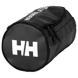 Kulturbeutel Helly Hansen "HH WASH BAG 2", Gr. B/H/T: 23,5cm x 13,5cm x 13,5cm, schwarz, Web, Polyester, Taschen Kulturbeutel, wasserabweisendes Material, Volumen 3 Liter, zum Aufh&auml;ngen