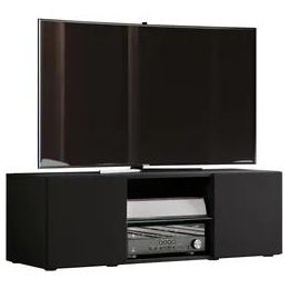 Wohnzimmertisch Vcm "Holz TV Lowboard M&ouml;bel Fernsehschrank Lowina", schwarz, B:95cm T:36cm, Sideboards, TV-Sideboard