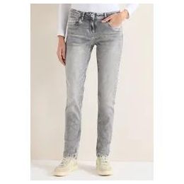 Straight-Jeans Cecil, Damen, Gr. 34, L&auml;nge 30, light grau wash, Jeans, 84% Baumwolle, 13% Polyester, 3% Elasthan, unifarben, normal, Jeans Straight-Jeans, im Denim-Style