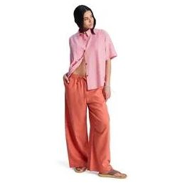 Relaxhose Roxy "Lekeitio Break Mid", Damen, Gr. XS, apricot brandy, Obermaterial: 55% Leinen, 45% Viskose;, Hosen Relaxhose