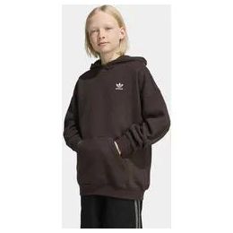 Kapuzensweatshirt Adidas ORIGINALS "WEIT GESCHNITTENER FLEECE-HOODIE KIDS", M&auml;dchen, Gr. 158, aurora coffee meliert, Obermaterial: 70% Baumwolle, 30% Polyester, normal, Rundhals, angesetztes B&uuml;ndchen, Sweatshirts
