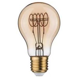Paulmann LED-Leuchtmittel "Rustic Shine AGL 300lm 4,5W 1800K W gold 230V", goldfarben, L:10,5cm &Oslash;:6cm, Leuchtmittel