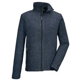 Fleecejacke "GS 4 MN KNTFLC JCKT", Herren, Gr. XL, dunkelblau, Obermaterial: 53% Polyester, 47% Viskose, G.I.G.A. DX BY KILLTEC, Jacken Fleecejacke, Strickfleecejacke, Melange-Optik, Zipper-Taschen, Kinnschutz