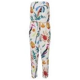 Jumpsuit Urban Classics "Urban Classics Damen Ladies Viscose Bandeau Jumpsuit", Damen, Gr. XL, US-Gr&ouml;&szlig;en, sandwei&szlig;fruity, 100% Viskose, loose fit, Overalls Jumpsuit