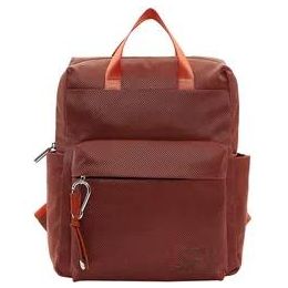 Rucksack SURI FREY "Rucksack SFY SURI Sports Marry", Damen, Gr. B/H/T: 30cm x 38cm x 13cm, rot (rust 624), Polyester, Rucks&auml;cke Rucksack