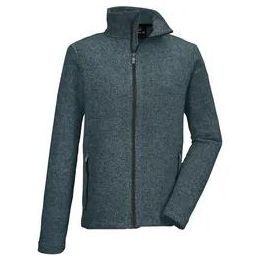 Fleecejacke "GS 4 MN KNTFLC JCKT", Herren, Gr. L, rauchblau, Obermaterial: 53% Polyester, 47% Viskose, G.I.G.A. DX BY KILLTEC, Jacken Fleecejacke, Strickfleecejacke, Melange-Optik, Zipper-Taschen, Kinnschutz