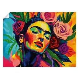 Wandbild Artland "Die florale Umarmung, Rosen M&auml;dchen", farbe bild(er): farbig, B:40cm H:30cm, Papier, Bilder, als Alubild, Leinwandbild, Poster, Wandaufkleber in verschied. Gr&ouml;&szlig;en