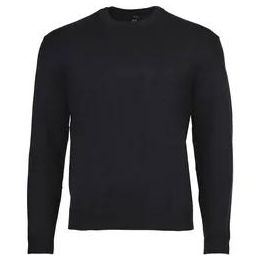 Giorgio Armani Sweater ARMANI EXCHANGE "Strickpullover", Herren, Gr. M, blau (dunkelblau), Obermaterial: 78% Viskose CV. 22% Polyamid PA., Sweatshirts Sweater