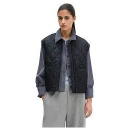 Marc O'Polo Steppweste MARC O'POLO "aus recyceltem Polyester", Damen, Gr. 40, deep night blau, Obermaterial: 100% Polyester, unifarben, regular fit, Westen Steppweste