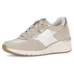 Sneaker Gabor "Sneaker low", Herren, Gr. 38, beige, Schuhe Sneaker