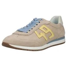 Sneaker Ara "Ara Sneaker Veloursleder", Herren, Gr. 39, beige, Veloursleder, Schuhe Sneaker