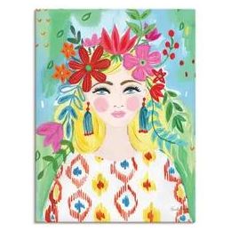 Wandbild Artland "Boho Girl II", farbe bild(er): farbig, B:30cm H:40cm, Bilder, als Alubild, Leinwandbild, Poster, Wandaufkleber in verschied. Gr&ouml;&szlig;en