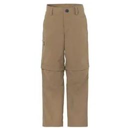 Zip-off-Hose Vaude "KIDS DETECTIVE ANTIMOS ZO PANTS", M&auml;dchen, Gr. 104, N-Gr, oat, Obermaterial: 100% Polyamid, Hosen Outdoorhose, f&uuml;r Wandern, mit Anti-Moskito-Ausr&uuml;stung, mit mehreren Taschen
