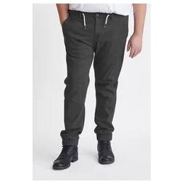 Chinohose Blend "BHSelli Big & Tall", Herren, Gr. 3XL, US-Gr&ouml;&szlig;en, ebony grau, Web, 98% Baumwolle, 2% Elasthan, unifarben, regular fit lang, Hosen Chinohose, Jogger Pant mit Kodeln in gro&szlig;en Gr&ouml;&szlig;en - Regular Fit
