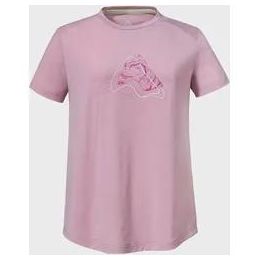 Sch&ouml;ffel Funktionsshirt SCH&Ouml;FFEL "T Shirt Haberspitz L", Damen, Gr. 42, 3105, rosa, Oberstoff: 77% Polyester, 18% Lyocell, 5% Elasthan, Rundhals, Shirts Funktionsshirt