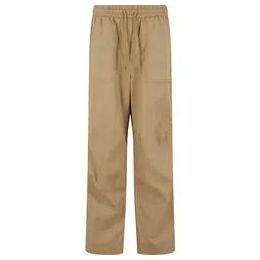 Stoffhose Urban Classics "Urban Classics Loose Fit Pants With Darts", Herren, Gr. 5XL, US-Gr&ouml;&szlig;en, unionbeige, 80% Baumwolle (Bio), 18% Polyester (Recycelt), 2% Elasthan, unifarben, loose fit, Hosen Stoffhose