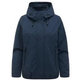 Outdoorjacke Ragwear "Sunniva Light", Gr. S (36), navy26, Obermaterial: 100% Polyester. Innenfutter: 100% Polyester, Basic, l&auml;ssig geschnitten h&uuml;ftbedeckend, hoch geschlossener Ausschnitt, &Auml;rmel ohne &Auml;rmelschlitz elastischer Bund mit innenliegendem Gummizug, Jacken Outdoorjacke, Wasserdichte und atmungsaktive Damen &Uuml;bergangsjacke