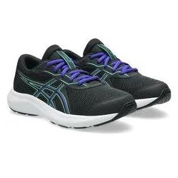 Laufschuh asics "CONTEND 9 GS", Kinder, Gr. 39,5, schwarz, vital gr&uuml;n, Synthetik, Schuhe Laufschuh, f&uuml;r Kinder & Jugendliche