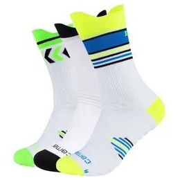 Sportsocken Camano "performance training light 3er Pack", Herren, Gr. 43-46, electric blau lemonade, 94% Polyamid, 5% Elasthan, 1% Polyester, mehrfarbig, Socken Sportsocken, 3er Pack Sportsocken mit optimalem Fu&szlig;klima dank Mesheins&auml;tzen