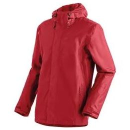 Regenjacke Maier Sports "Abbenstein M", Herren, Gr. 48, rot, 100% Polyester, Jacken Regenjacke, Herren Jacke wasserdicht, moderner Windbreaker, Outdoorjacke, Reg. Fit