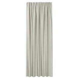 Gardine "Fatima", taupe, B:140cm H:245cm, Polyester, HOME LIVING BY GERSTER, Gardinen, Gardine, SB-Schal "Fatima" mit Kombiband