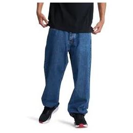 Relax-fit-Jeans DC Shoes "Relaxed", Herren, Gr. 38(XXL) / L&auml;nge 34(L), L&auml;nge 34, indigo schwarz, Obermaterial: 75% Walkfrottier, 25% Walkfrottier;, Jeans