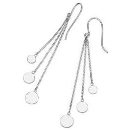 Paar Ohrhaken Firetti "Schmuck Geschenk Silber 925 Ohrschmuck Ohrringe Pl&auml;ttchen", silberfarben, Ohrringe, Damen, Silber 925 (Sterlingsilber)