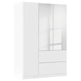 Dreht&uuml;renschrank Rauch "Kleiderschrank Schrank Garderobe W&auml;scheschrank Schlafzimmer JOEL", alpinwei&szlig;, B:136cm H:197cm T:54cm, Holzwerkstoff, Schr&auml;nke, Dreht&uuml;renschrank, mit zwei Schubladen, mit Push-to-Open Funktion MADE IN GERMANY
