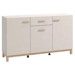 Sideboard Home Affaire "Essex, Kommode, Kombikommode, Anrichte, Schrank", kaschmir, B:154cm H:89cm T:41,5cm, Holzwerkstoff, Kunststoff, MDF, Metall, Sideboards, Sideboard, Modernes Sideboard: Kaschmir-Dekor, 3 T&uuml;ren & 1 Schublade
