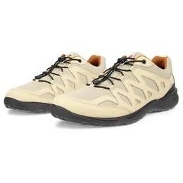 Trekkingschuh Ecco "TERRACRUISE LT M TEX", Damen, Gr. 43, sand, schwarz, Lederimitat, Textil, Schuhe Trekkingschuh, Freizeitsneaker, Halbschuh, Outdoorschuh mit Profilsohle