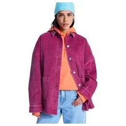 Hemdjacke Roxy "Kick Back Washed Cord", Damen, Gr. XL, rhododendron, Obermaterial: 100% Walkfrottier;, Jacken